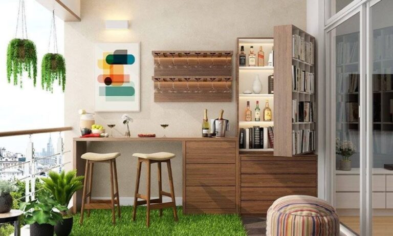 Transform Your Outdoor Space with These DIY Balcony Bar Ideas - In Home ...